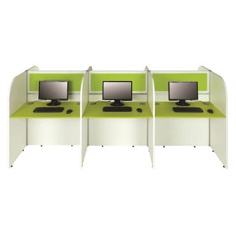 Cove Single Sided Study Carrel - Standard MFC Finish | Study Booths ...