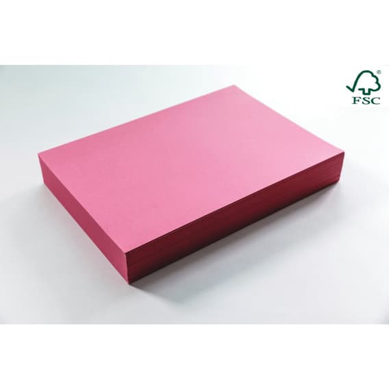 Vanguard Card, A4, 200 Microns, Raspberry - 200 Pack | Printer, Copier ...