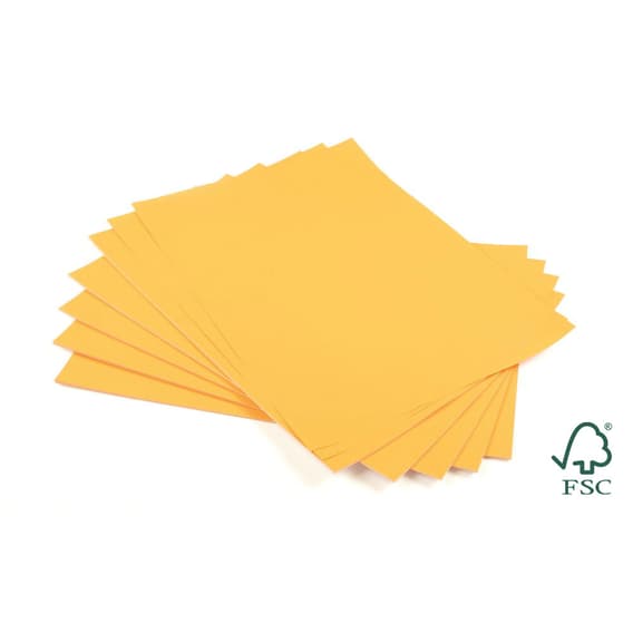 A3 Poster Paper Orange - 100 Pack | Creative Paper | YPO
