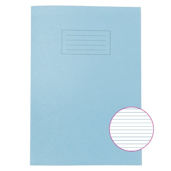 Blue Exercise Books A4 15mm Lined 64 Pages - 50 Pack | Lined | YPO