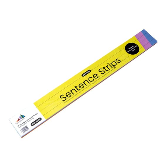 Wipe Off Sentence Strips | Spelling, Punctuation & Grammar | YPO