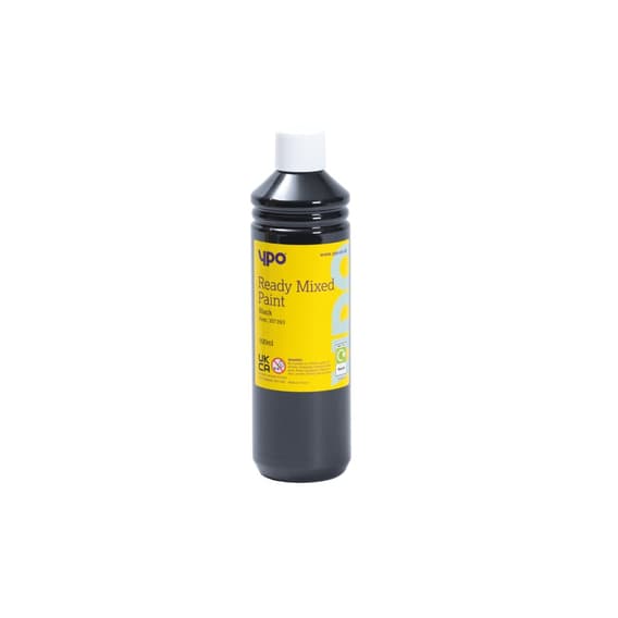 YPO Ready Mixed Paint 500ml - Black | Ready Mixed Paint | YPO