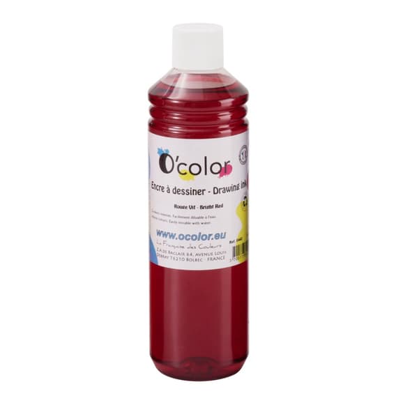 YPO Drawing Ink Red 500ml | Paint & Accessories | YPO