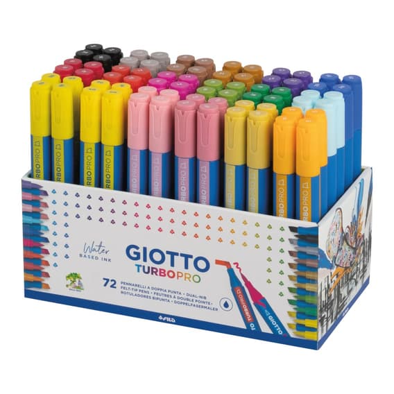 Giotto Turbo Pro Markers - Classpack | Colouring Pens | YPO