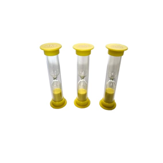 3 Minute Sand Timer - 3 Pack | Lab Equipment | YPO