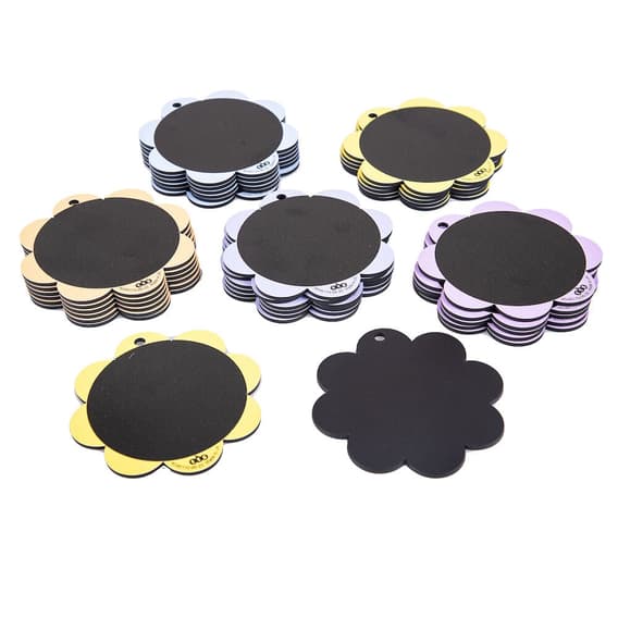 TTS Outdoor Mini Daisy Hanging Chalkboard - 30 Pack | Mark Making | YPO