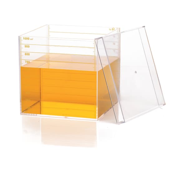 YPO Cubic Decimetre 1 Litre Measuring Box | Laboratory Glassware ...