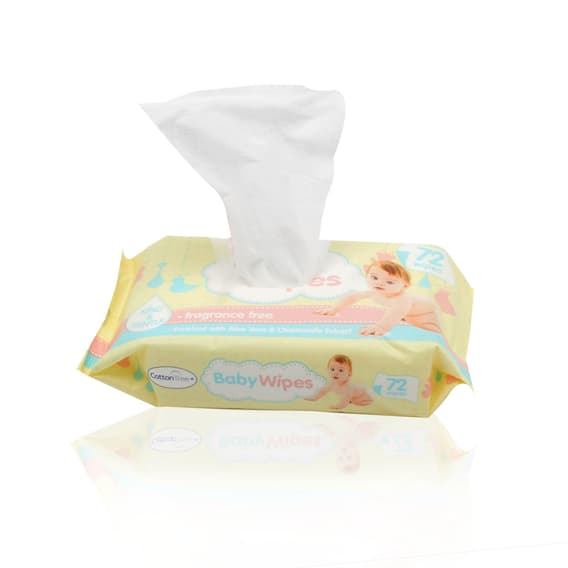 Baby Wipes - Pack of 72 | Nursery Equipment | YPO