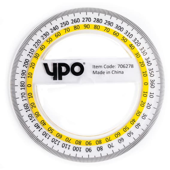 Digital White Board Large Teacher Protractor - 180 Degree Protractor ...