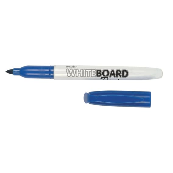 Helix Drywipe Whiteboard Pen Broad Tip Blue - 24 Pack | Whiteboard ...
