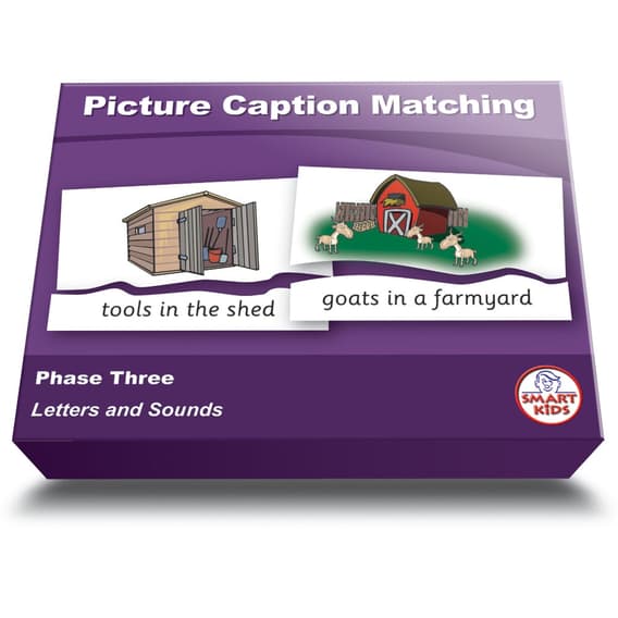 Picture Caption Matching Puzzles Phase 3 | English Games | YPO