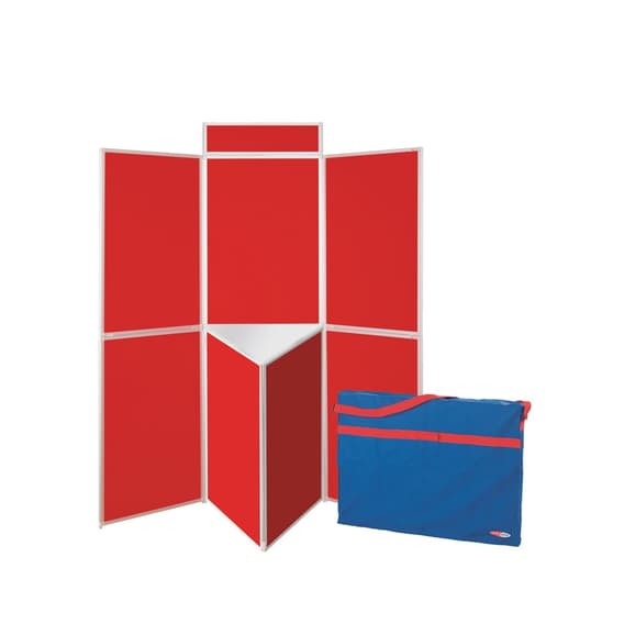 Busyfold Heavy Duty 7 Panel Folding Display Unit - 2200(H) x 2100mm(W ...
