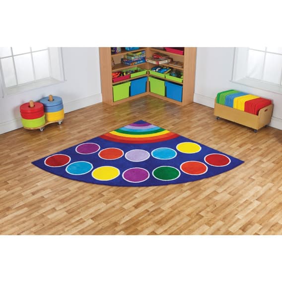 Rainbow Corner Placement Carpet | Carpets & Mats | YPO