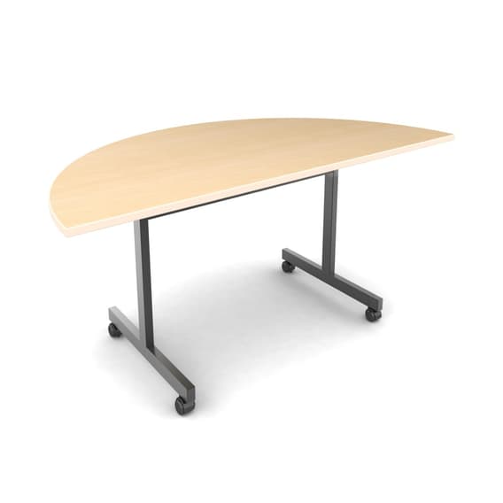 Semi Circle Tilt Top Table - 1600(W)mm | Folding Tables | YPO