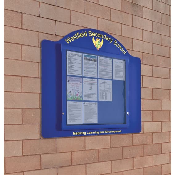 Weathershield Contour Wall Mounted Outdoor Sign - 1000(H) x 750mm(W ...