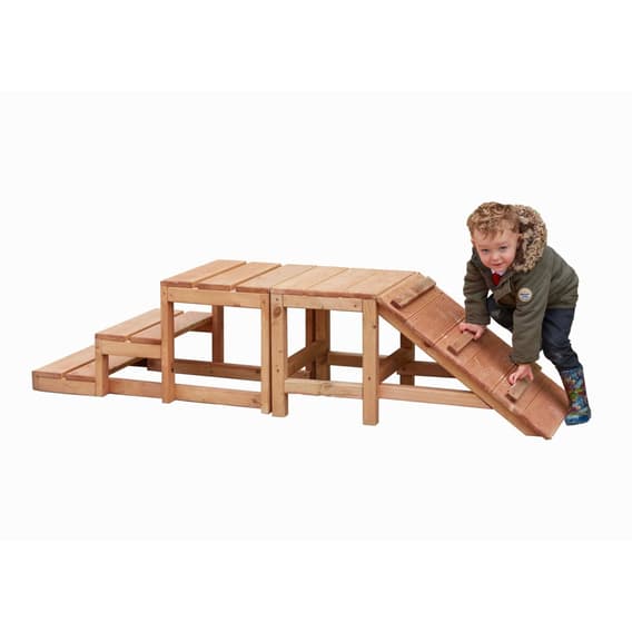 Cosy Slope Up & Step Down - 2 Piece | Climbing Frames | YPO