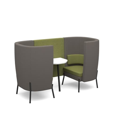 Tilly High Back Meeting Booth with Table- 2 Seater | Breakout Booths | YPO