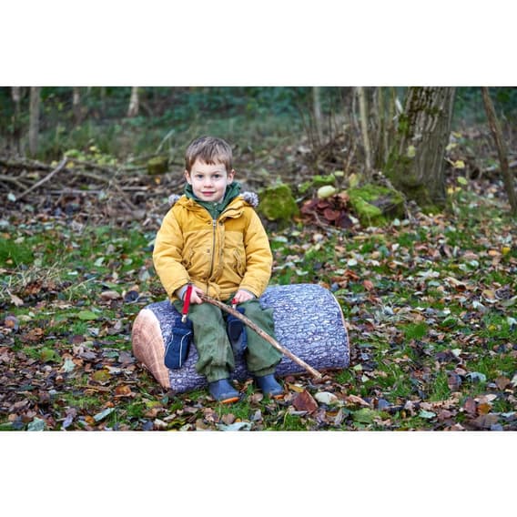 Pine Half Log Seats - Set of 2 | Bean Bags & Cushions | YPO