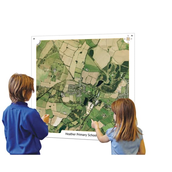 Our School Playground Sign - Aerial | Personalised School Maps | YPO