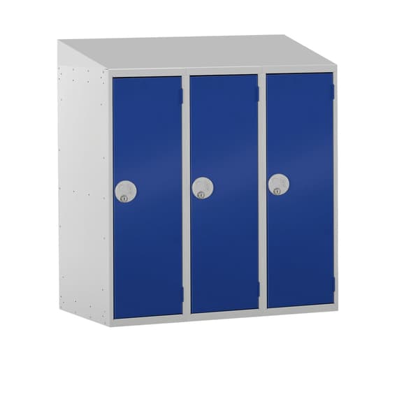 Sloping Top Half Height Locker Single Door - 1083(H) x 900(W) x 450(D ...