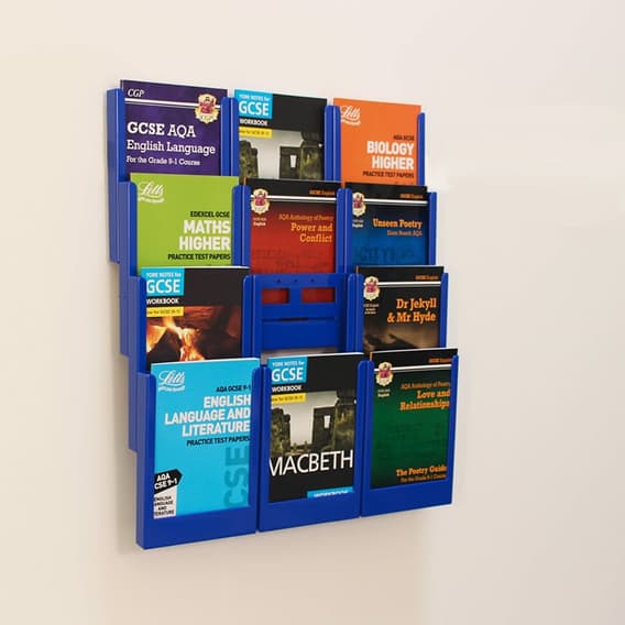 Expanda-Stand™ Coloured Leaflet Display range - 12 x A4 590(H) x 900(W ...