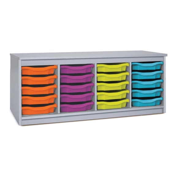 Monarch Quadruple Column 20 Tray Unit | Trays & Tray Storage | YPO