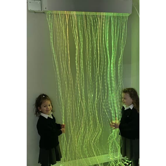 Colour Changing Lighted Sensory Curtain | Lighting & Bubbles | YPO