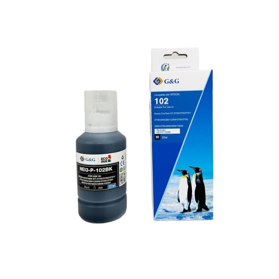 Compatible Epson Ecotank C13T03R140 Ink Bottle 102 Black - Unboxed ...