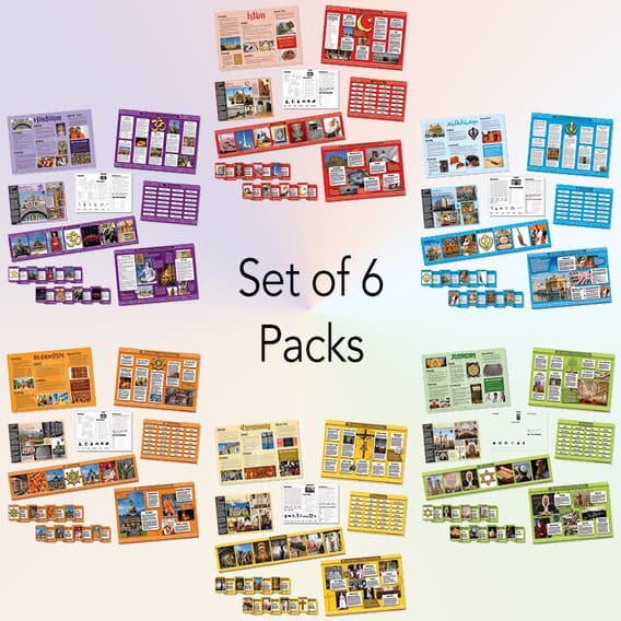 Major World Faith Curriculum Packs - Set of 6 | Religious & Cultural ...