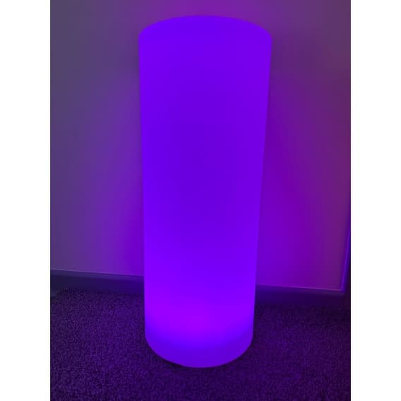 Sensory Colour Changing Light Up Cylinder - 70cm | Lighting & Bubbles | YPO