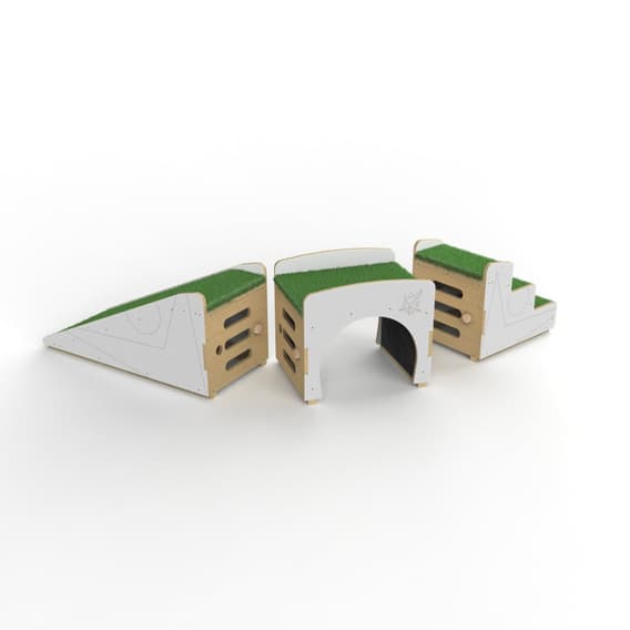Pentagon Play Up and Under Ramp and Stair | Gross Motor Skills | YPO
